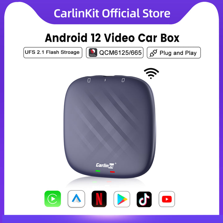 QCM6125 Android 13 8g+128g carlinkit carplay ai box plus carplay wirel – Carlinkit Wireless ...